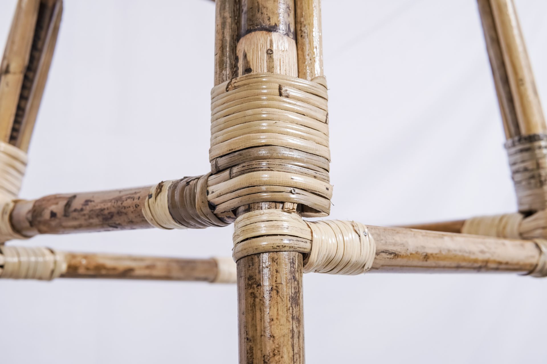 FairIndo : Tabouret de bar en rotin BENGAWAN