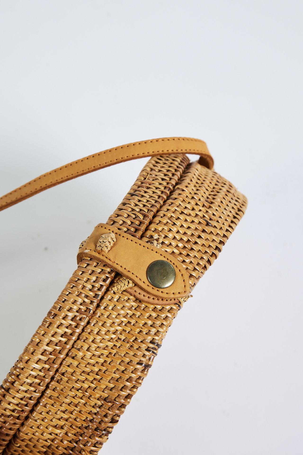 FairIndo : Sac rotin KETAK oval naturel